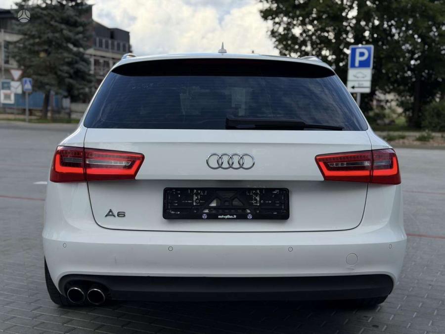 White Audi A6 2011 in Rokiskis, with an engine capacity of 1.97 L and mileage of 290 thousand km for 7750 €, photo 12 on AUTOMOTO.COM.LV