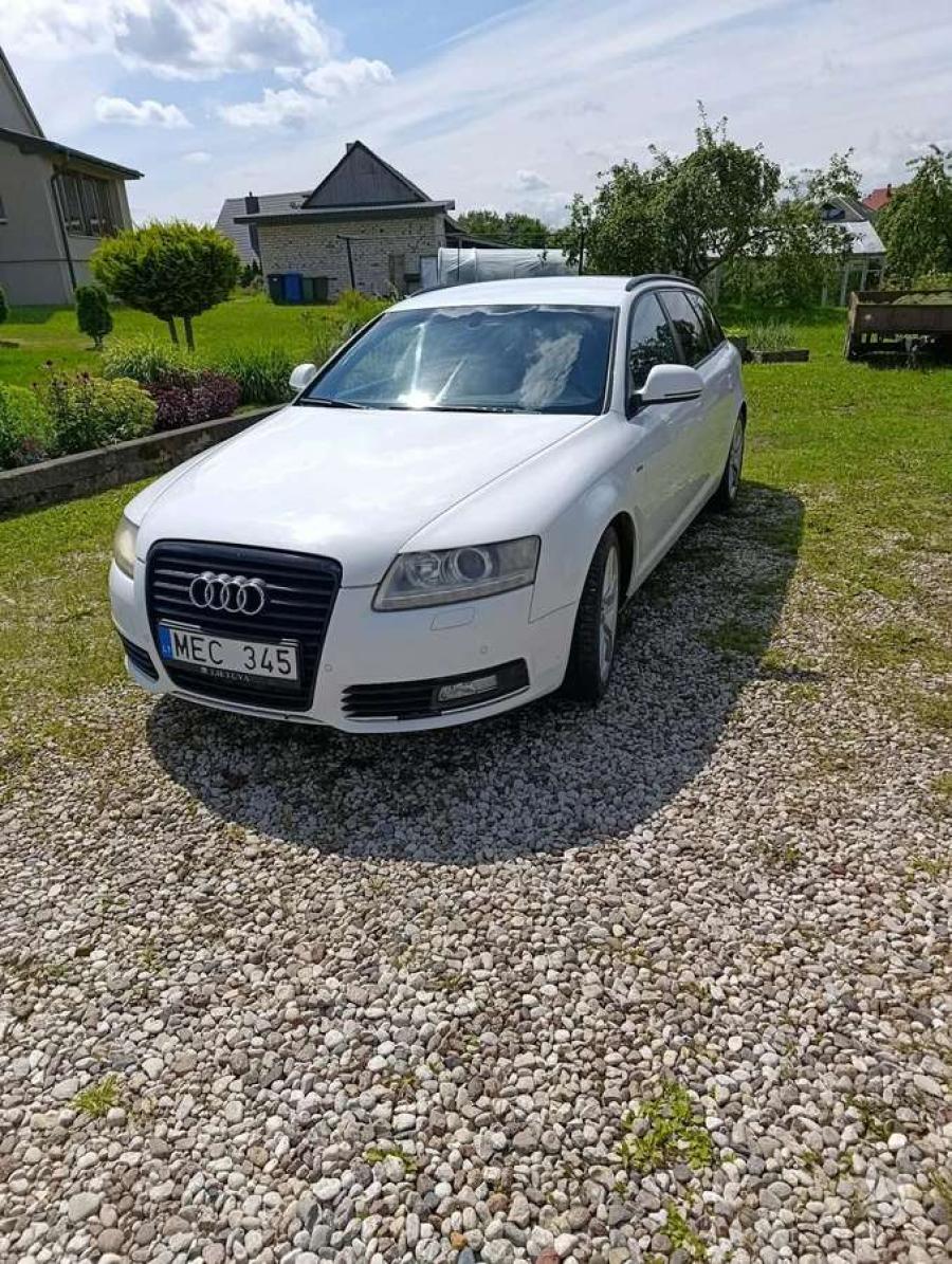 White Audi A6 2011 in Lazdijai, with an engine capacity of 1.97 L and mileage of 345 thousand km for 4500 €, photo 1 on AUTOMOTO.COM.LV