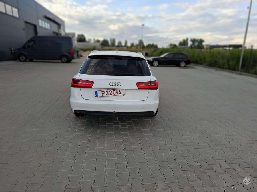 White Audi A6 2011 in Kaunas, with an engine capacity of 1.97 L and mileage of 270 thousand km for 7450 €, photo 15 on AUTOMOTO.COM.LV