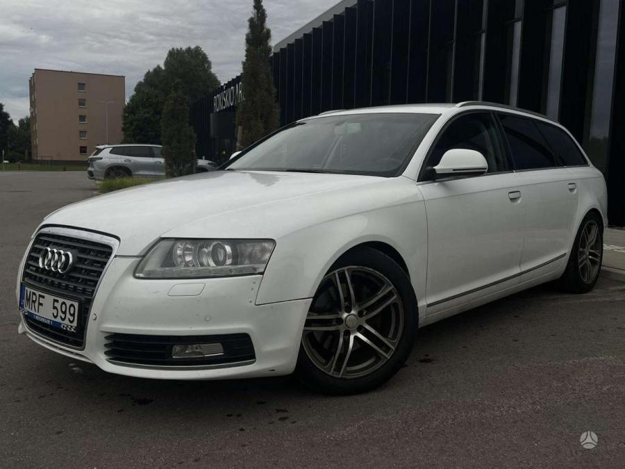 White Audi A6 2011 in Rokiskis, with an engine capacity of 2.70 L and mileage of 464 thousand km for 3550 €, photo 1 on AUTOMOTO.COM.LV