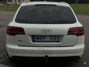White Audi A6 2011 in Rokiskis, with an engine capacity of 2.70 L and mileage of 464 thousand km for 3550 €, photo 4 on AUTOMOTO.COM.LV