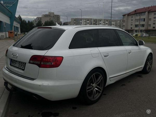 White Audi A6 2011 in Rokiskis, with an engine capacity of 2.70 L and mileage of 464 thousand km for 3550 €, photo 4 on AUTOMOTO.COM.LV