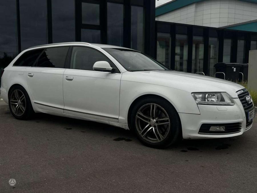 White Audi A6 2011 in Rokiskis, with an engine capacity of 2.70 L and mileage of 464 thousand km for 3550 €, photo 6 on AUTOMOTO.COM.LV