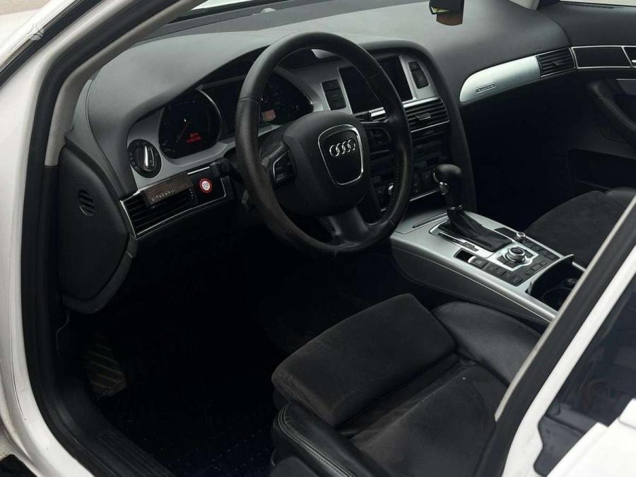 White Audi A6 2011 in Rokiskis, with an engine capacity of 2.70 L and mileage of 464 thousand km for 3550 €, photo 9 on AUTOMOTO.COM.LV