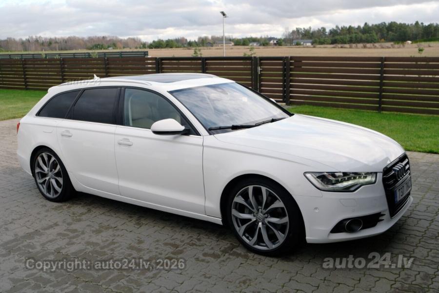 White Audi A6 2011 in Tallinn, with an engine capacity of 3.00 L and mileage of 312 thousand km for 12900 €, photo 5 on AUTOMOTO.COM.LV