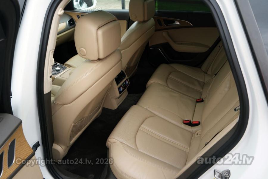 White Audi A6 2011 in Tallinn, with an engine capacity of 3.00 L and mileage of 312 thousand km for 12900 €, photo 12 on AUTOMOTO.COM.LV