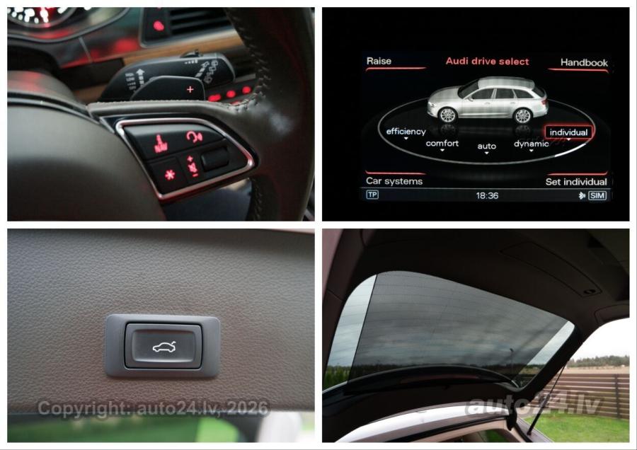 White Audi A6 2011 in Tallinn, with an engine capacity of 3.00 L and mileage of 312 thousand km for 12900 €, photo 18 on AUTOMOTO.COM.LV