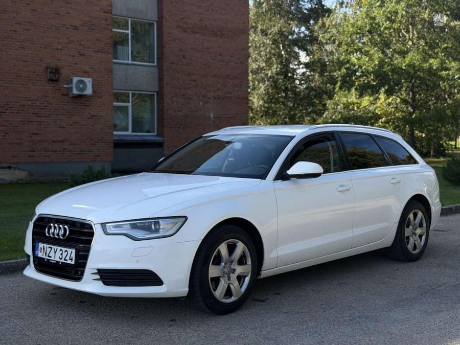 White Audi A6 2011 in Rokiskis, with an engine capacity of 1.97 L and mileage of 292 thousand km for 5950 €, photo 4 on AUTOMOTO.COM.LV