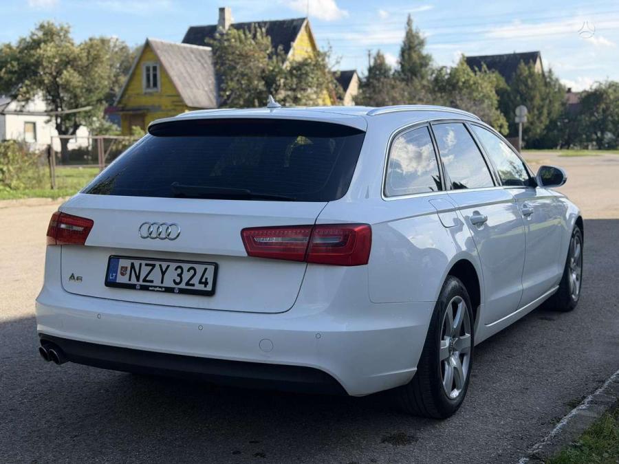 White Audi A6 2011 in Rokiskis, with an engine capacity of 1.97 L and mileage of 292 thousand km for 5950 €, photo 7 on AUTOMOTO.COM.LV