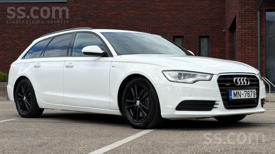 White Audi A6 2011 in Daugavpils, with an engine capacity of 3.00 L and mileage of 291 thousand km for 10950 €, photo 1 on AUTOMOTO.COM.LV