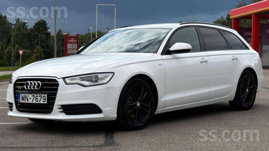 White Audi A6 2011 in Daugavpils, with an engine capacity of 3.00 L and mileage of 291 thousand km for 10950 €, photo 3 on AUTOMOTO.COM.LV