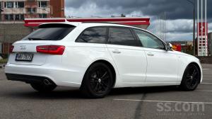 White Audi A6 2011 in Daugavpils, with an engine capacity of 3.00 L and mileage of 291 thousand km for 10950 €, photo 10 on AUTOMOTO.COM.LV