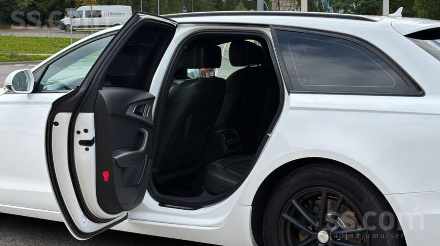 White Audi A6 2011 in Daugavpils, with an engine capacity of 3.00 L and mileage of 291 thousand km for 10950 €, photo 11 on AUTOMOTO.COM.LV