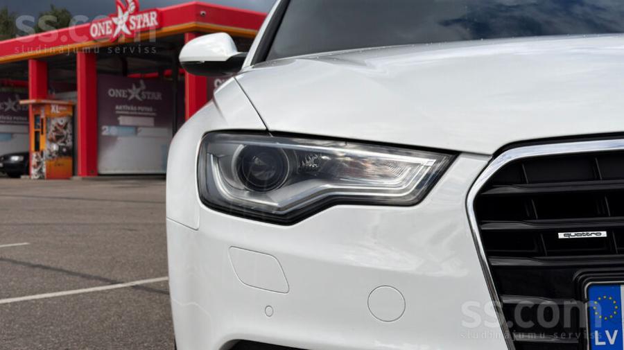 White Audi A6 2011 in Daugavpils, with an engine capacity of 3.00 L and mileage of 291 thousand km for 10950 €, photo 25 on AUTOMOTO.COM.LV