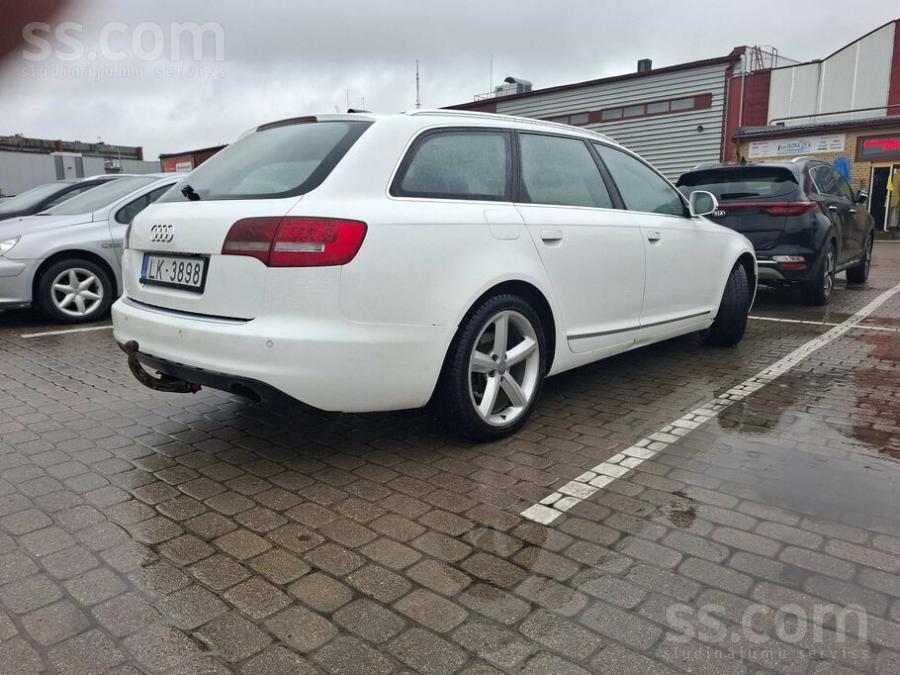 White Audi A6 2011 in Daugavpils, with an engine capacity of 2.00 L and mileage of 0 thousand km for 5500 €, photo 4 on AUTOMOTO.COM.LV
