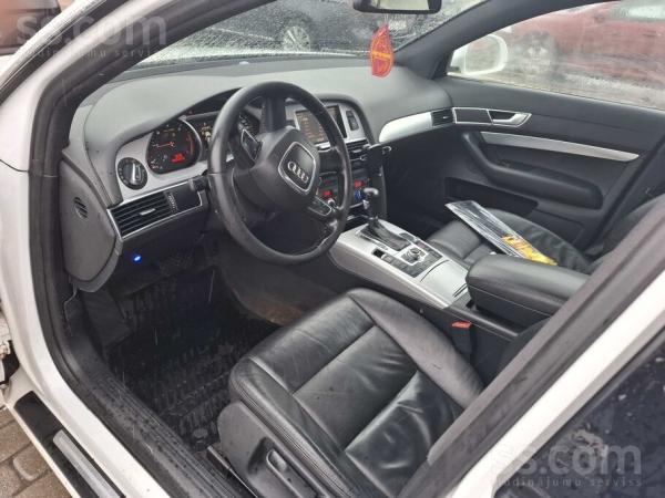 White Audi A6 2011 in Daugavpils, with an engine capacity of 2.00 L and mileage of 0 thousand km for 5500 €, photo 5 on AUTOMOTO.COM.LV