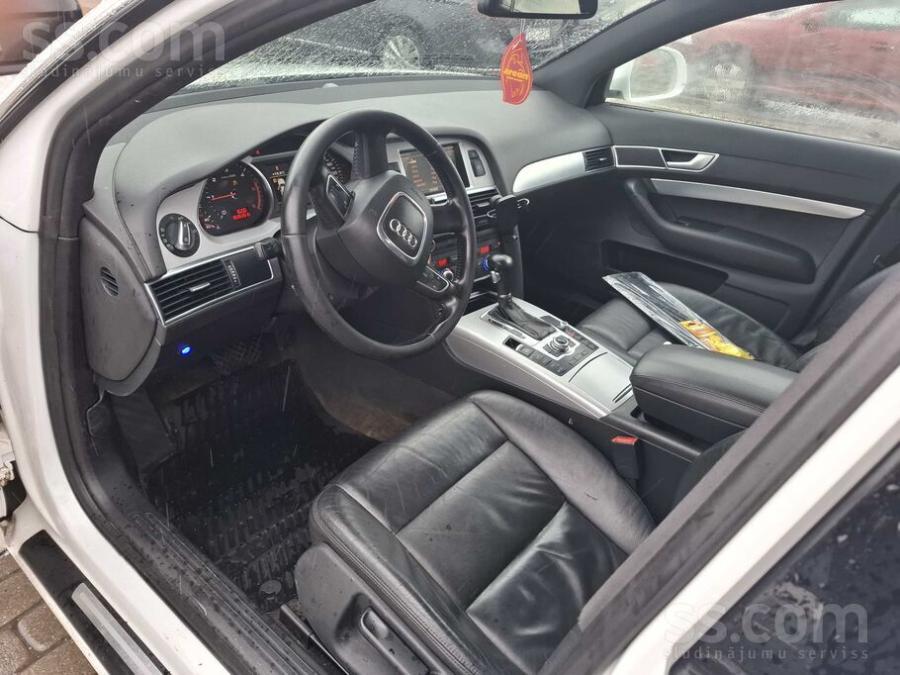 White Audi A6 2011 in Daugavpils, with an engine capacity of 2.00 L and mileage of 0 thousand km for 5500 €, photo 5 on AUTOMOTO.COM.LV