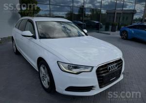 White Audi A6 2012 in Vilnius, with an engine capacity of 2.00 L and mileage of 243 thousand km for 11300 €, photo 1 on AUTOMOTO.COM.LV