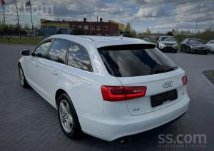 White Audi A6 2012 in Vilnius, with an engine capacity of 2.00 L and mileage of 243 thousand km for 11300 €, photo 4 on AUTOMOTO.COM.LV