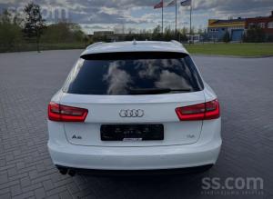White Audi A6 2012 in Vilnius, with an engine capacity of 2.00 L and mileage of 243 thousand km for 11300 €, photo 5 on AUTOMOTO.COM.LV