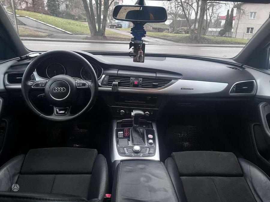 White Audi A6 2012 in Vilnius, with an engine capacity of 2.97 L and mileage of 307 thousand km for 10300 €, photo 8 on AUTOMOTO.COM.LV