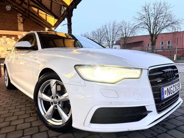 White Audi A6 2012 in Kaunas, with an engine capacity of 2.97 L and mileage of 338 thousand km for 8350 €, photo 2 on AUTOMOTO.COM.LV