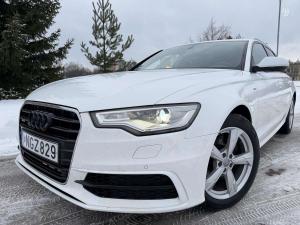 White Audi A6 2012 in Kaunas, with an engine capacity of 2.97 L and mileage of 338 thousand km for 8750 €, photo  on AUTOMOTO.COM.LV