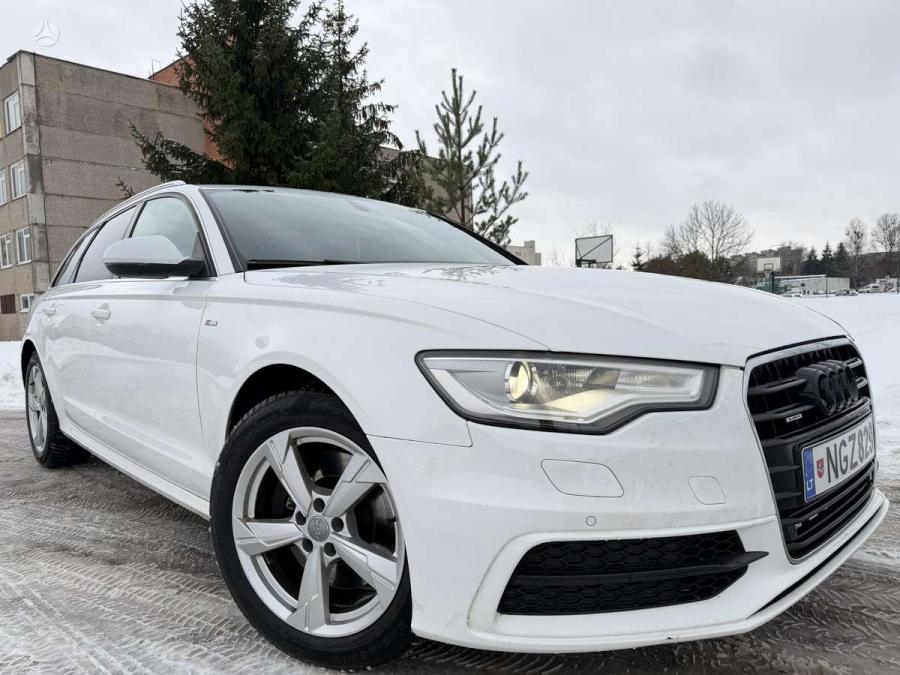 White Audi A6 2012 in Kaunas, with an engine capacity of 2.97 L and mileage of 338 thousand km for 8750 €, photo 2 on AUTOMOTO.COM.LV