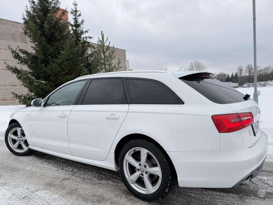 White Audi A6 2012 in Kaunas, with an engine capacity of 2.97 L and mileage of 338 thousand km for 8750 €, photo 16 on AUTOMOTO.COM.LV