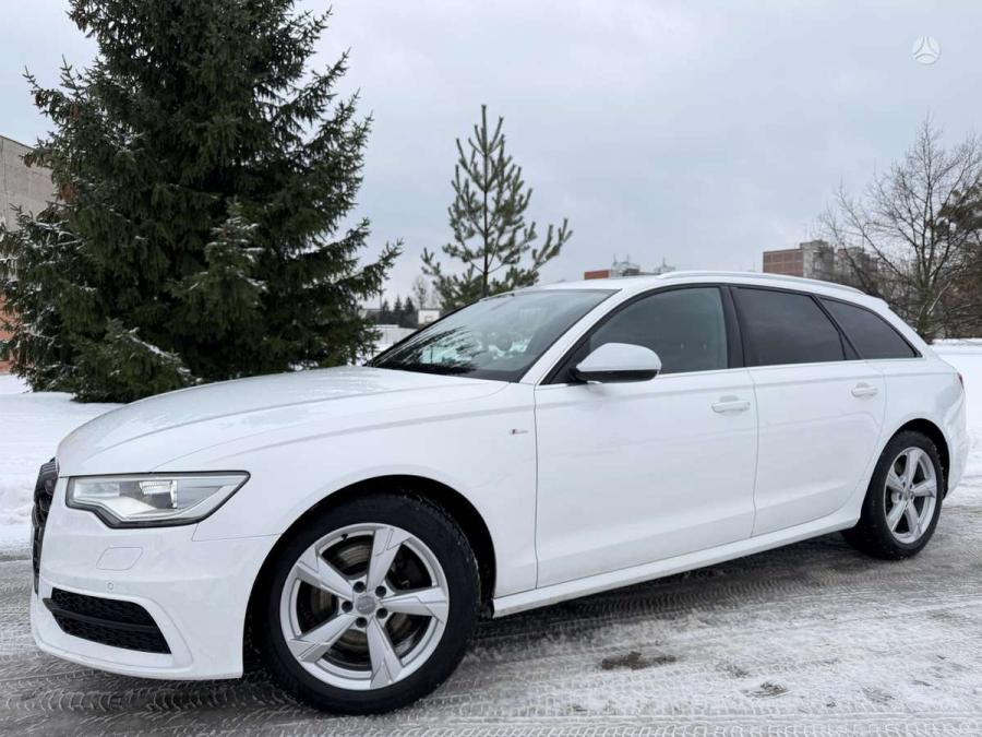 White Audi A6 2012 in Kaunas, with an engine capacity of 2.97 L and mileage of 338 thousand km for 8750 €, photo 26 on AUTOMOTO.COM.LV