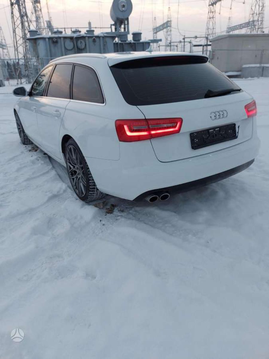 White Audi A6 2012 in Siauliai, with an engine capacity of 1.97 L and mileage of 294 thousand km for 8950 €, photo 5 on AUTOMOTO.COM.LV