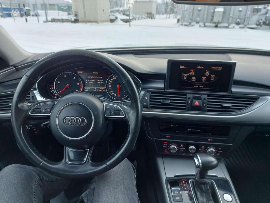 White Audi A6 2012 in Siauliai, with an engine capacity of 1.97 L and mileage of 294 thousand km for 8950 €, photo 10 on AUTOMOTO.COM.LV