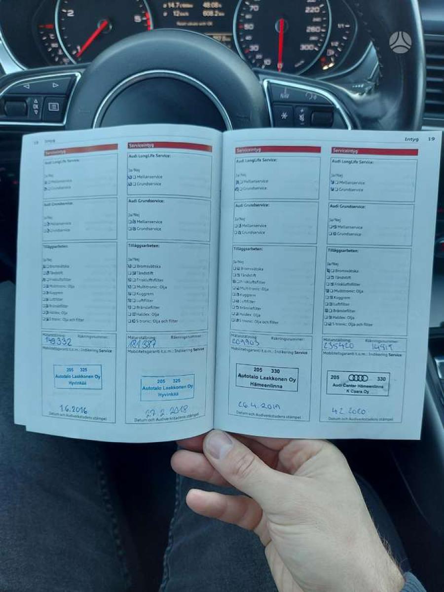 White Audi A6 2012 in Siauliai, with an engine capacity of 1.97 L and mileage of 294 thousand km for 8950 €, photo 18 on AUTOMOTO.COM.LV