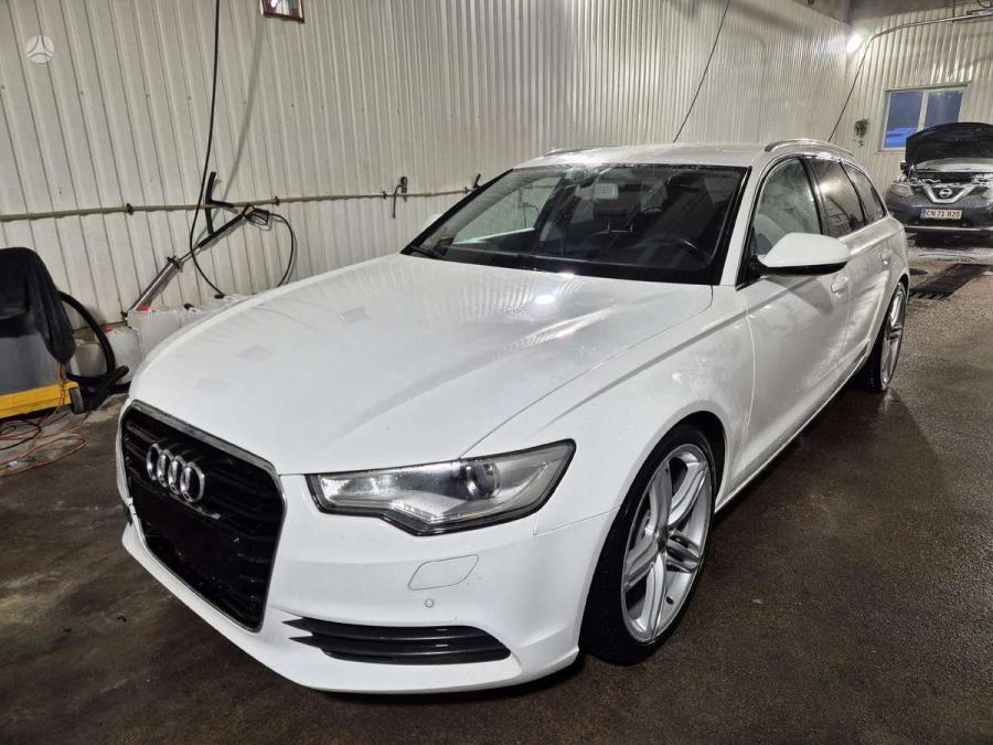 White Audi A6 2012 in Utena, with an engine capacity of 2.77 L and mileage of 300 thousand km for 4990 €, photo 1 on AUTOMOTO.COM.LV