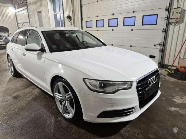 White Audi A6 2012 in Utena, with an engine capacity of 2.77 L and mileage of 300 thousand km for 4990 €, photo 2 on AUTOMOTO.COM.LV