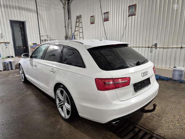 White Audi A6 2012 in Utena, with an engine capacity of 2.77 L and mileage of 300 thousand km for 4990 €, photo 4 on AUTOMOTO.COM.LV