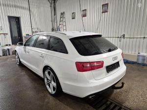 White Audi A6 2012 in Utena, with an engine capacity of 2.77 L and mileage of 300 thousand km for 4990 €, photo 4 on AUTOMOTO.COM.LV