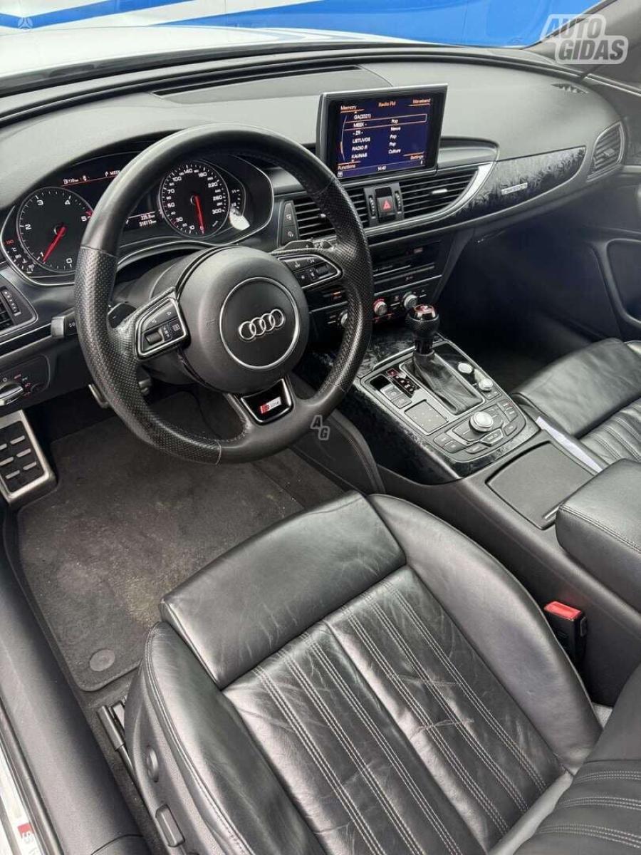 White Audi A6 2012 in Kaunas, with an engine capacity of 3.00 L and mileage of 316 thousand km for 11950 €, photo 6 on AUTOMOTO.COM.LV