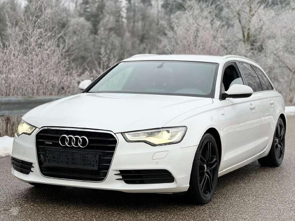 White Audi A6 2012 in Anyksciai, with an engine capacity of 2.70 L and mileage of 325 thousand km for 9300 €, photo 1 on AUTOMOTO.COM.LV