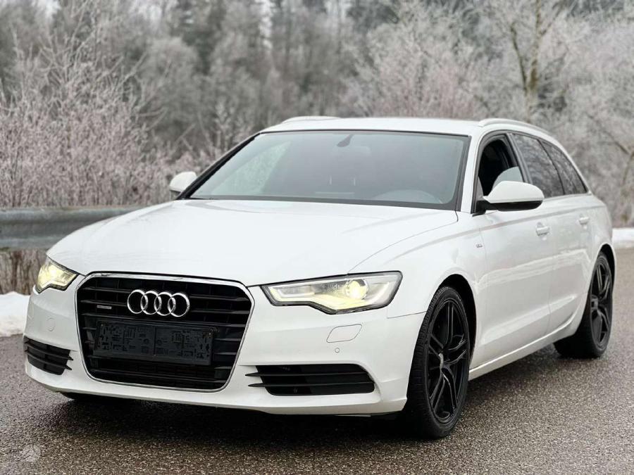 White Audi A6 2012 in Anyksciai, with an engine capacity of 2.70 L and mileage of 325 thousand km for 9300 €, photo 1 on AUTOMOTO.COM.LV