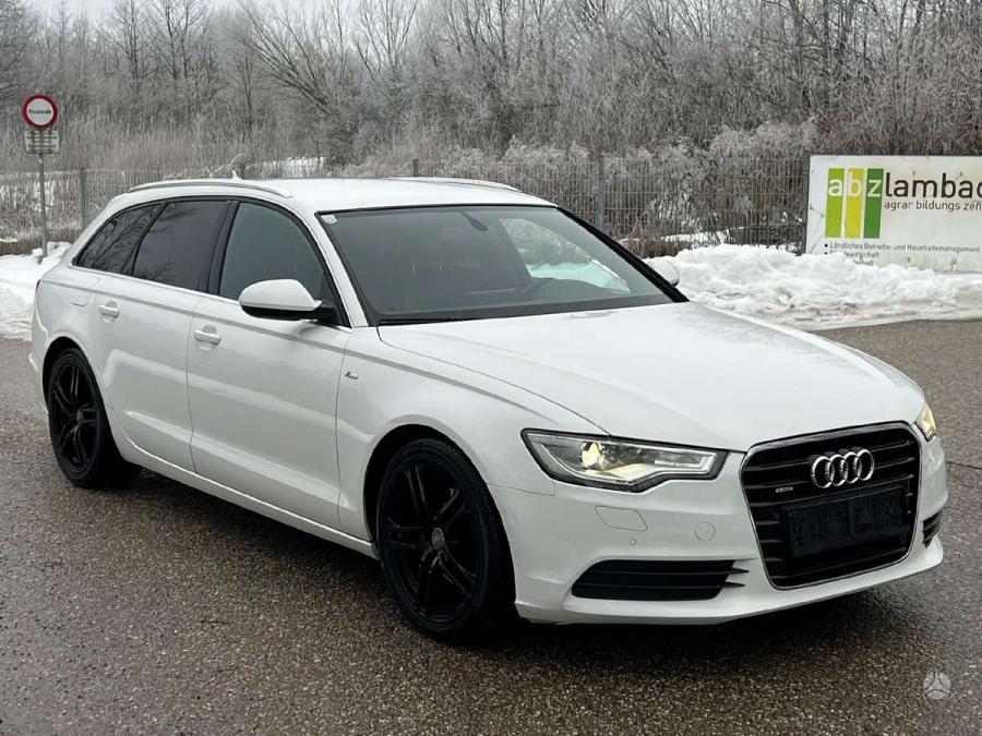 White Audi A6 2012 in Anyksciai, with an engine capacity of 2.70 L and mileage of 325 thousand km for 9300 €, photo 3 on AUTOMOTO.COM.LV