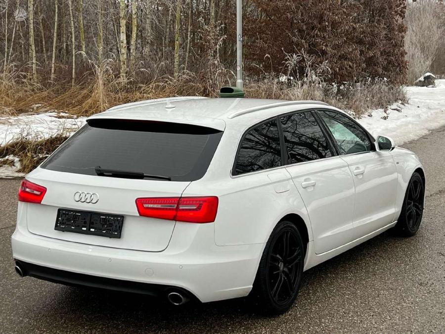White Audi A6 2012 in Anyksciai, with an engine capacity of 2.70 L and mileage of 325 thousand km for 9300 €, photo 4 on AUTOMOTO.COM.LV