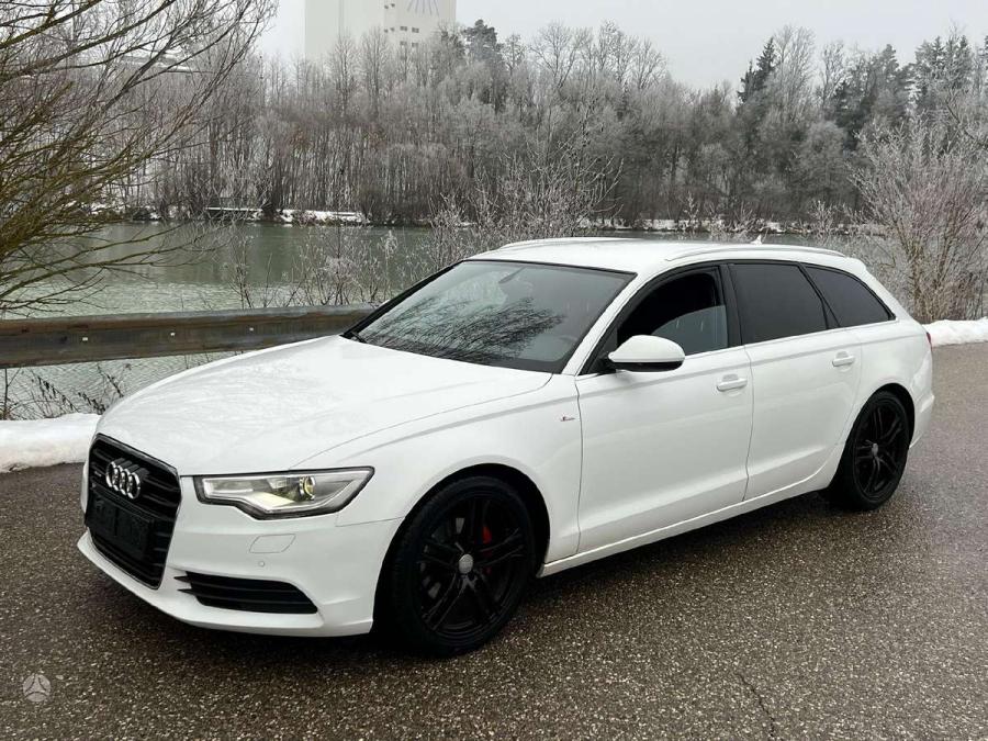White Audi A6 2012 in Anyksciai, with an engine capacity of 2.70 L and mileage of 325 thousand km for 9300 €, photo 5 on AUTOMOTO.COM.LV