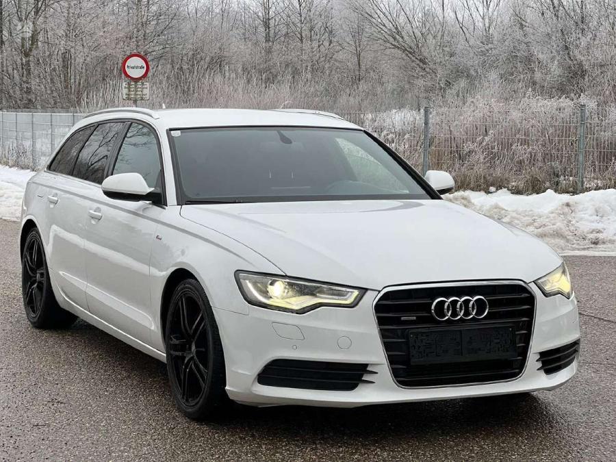 White Audi A6 2012 in Anyksciai, with an engine capacity of 2.70 L and mileage of 325 thousand km for 9300 €, photo 7 on AUTOMOTO.COM.LV