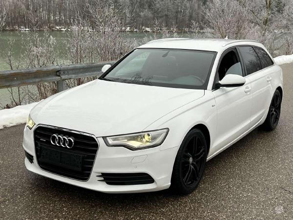 White Audi A6 2012 in Anyksciai, with an engine capacity of 2.70 L and mileage of 325 thousand km for 9300 €, photo 9 on AUTOMOTO.COM.LV