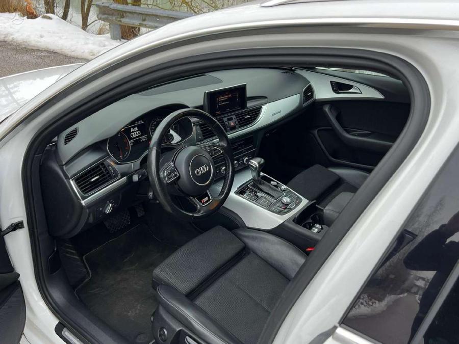 White Audi A6 2012 in Anyksciai, with an engine capacity of 2.70 L and mileage of 325 thousand km for 9300 €, photo 17 on AUTOMOTO.COM.LV
