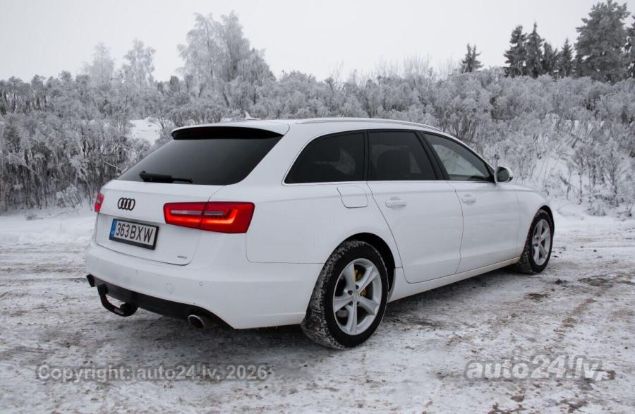 White Audi A6 2012 in Tartu, with an engine capacity of 3.00 L and mileage of 340 thousand km for 8700 €, photo 4 on AUTOMOTO.COM.LV