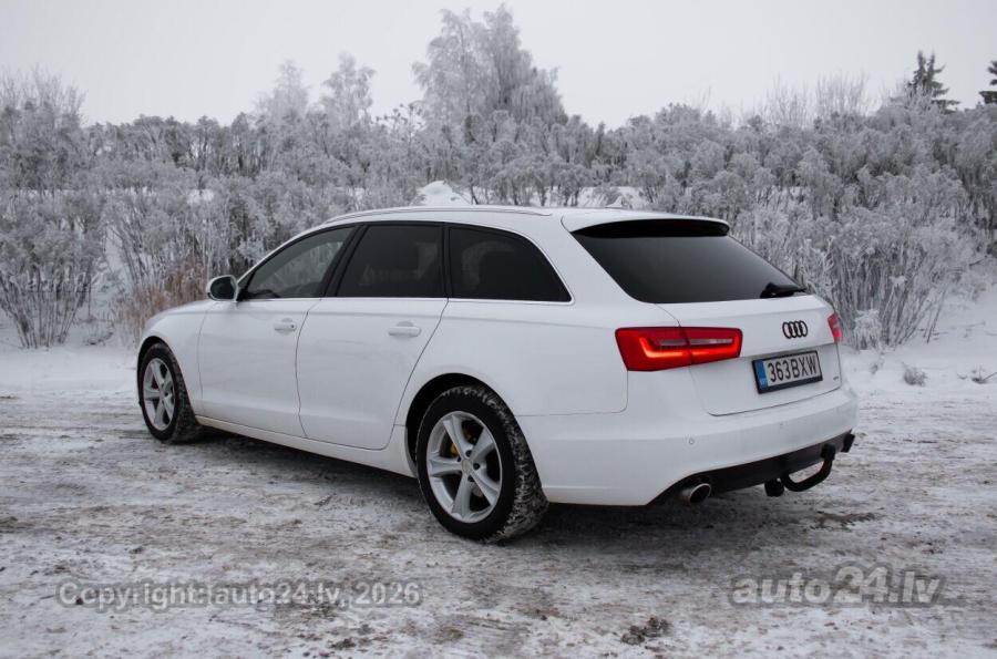 White Audi A6 2012 in Tartu, with an engine capacity of 3.00 L and mileage of 340 thousand km for 8700 €, photo 6 on AUTOMOTO.COM.LV