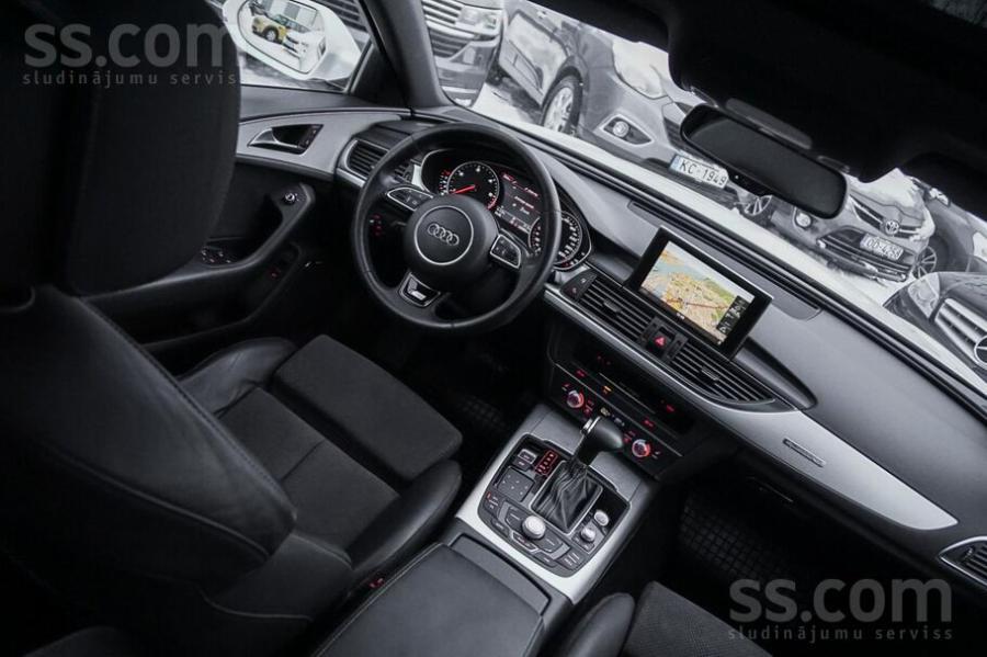 White Audi A6 2012 in Riga, with an engine capacity of 3.00 L and mileage of 220 thousand km for 12990 €, photo 12 on AUTOMOTO.COM.LV