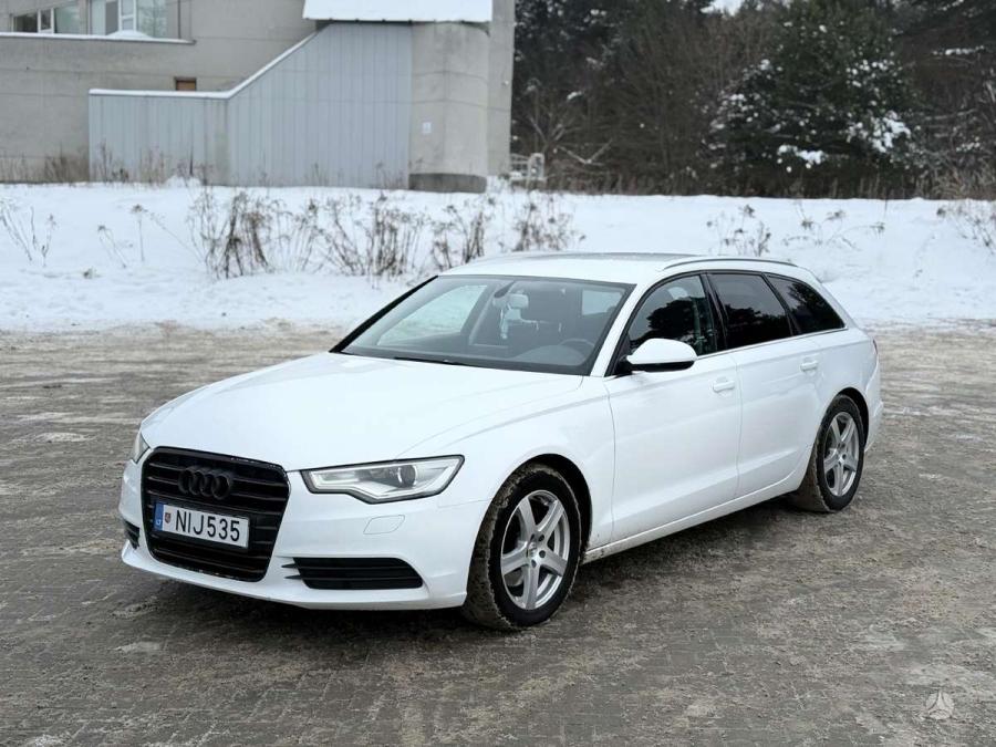 White Audi A6 2012 in Vilnius, with an engine capacity of 2.00 L and mileage of 299 thousand km for 7500 €, photo 2 on AUTOMOTO.COM.LV